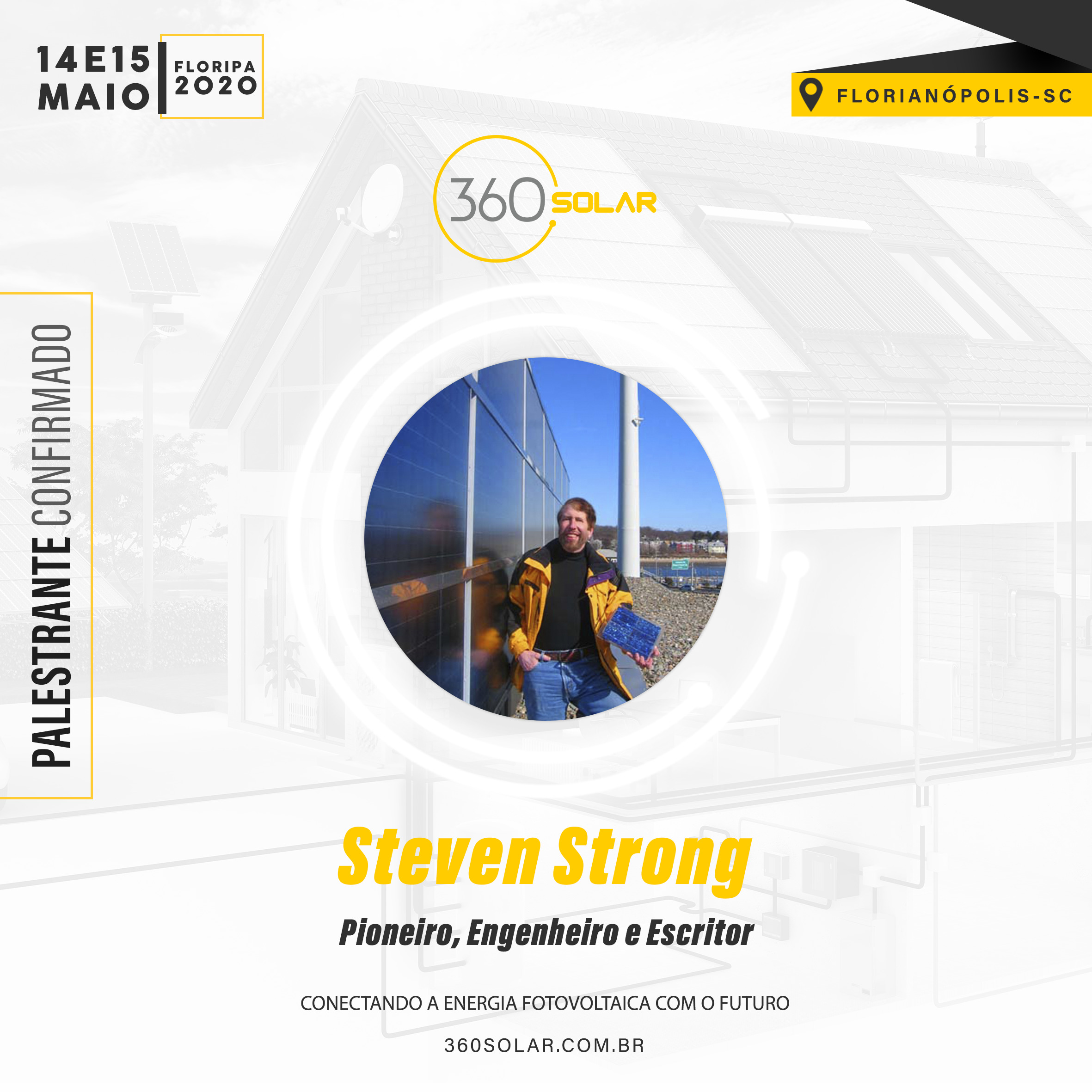 360 SOLAR: Steven Strong é palestrante confirmado